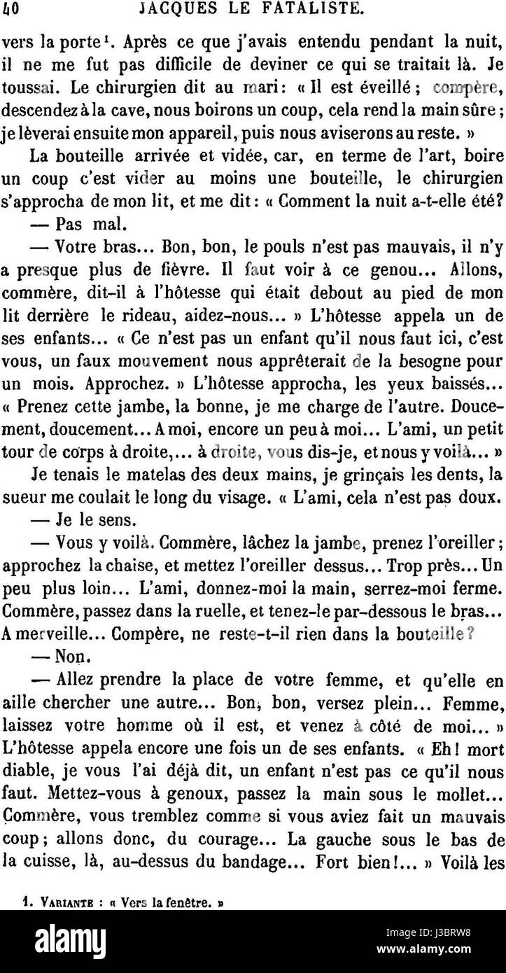 'Jacques le Fataliste' is a novel written by Denis Diderot, exploring ...