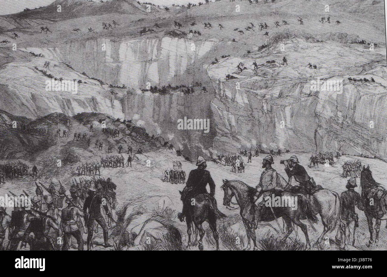 Escarmouche de la Batsche Stock Photo - Alamy