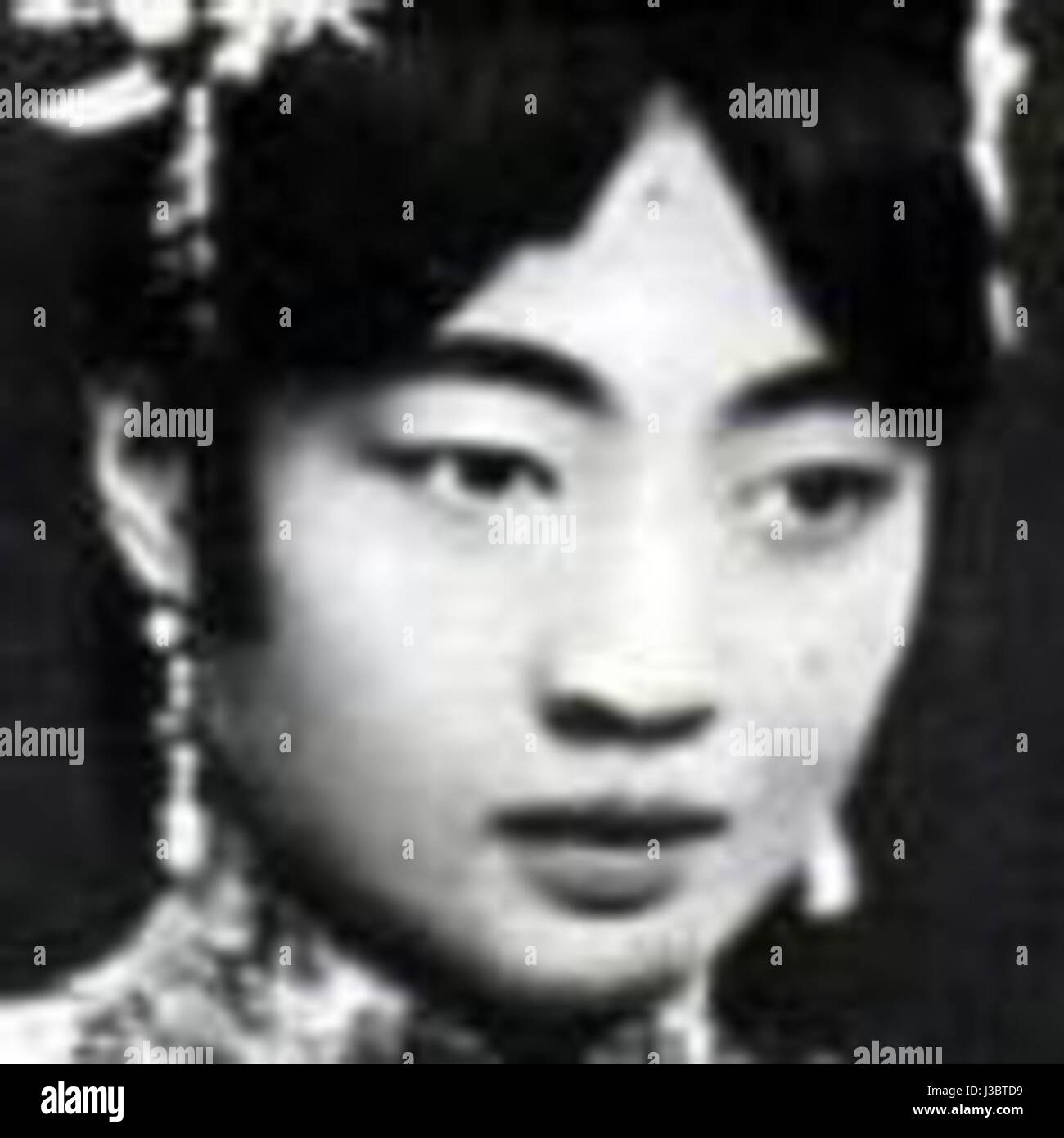 Empress Wan Rong face Stock Photo - Alamy