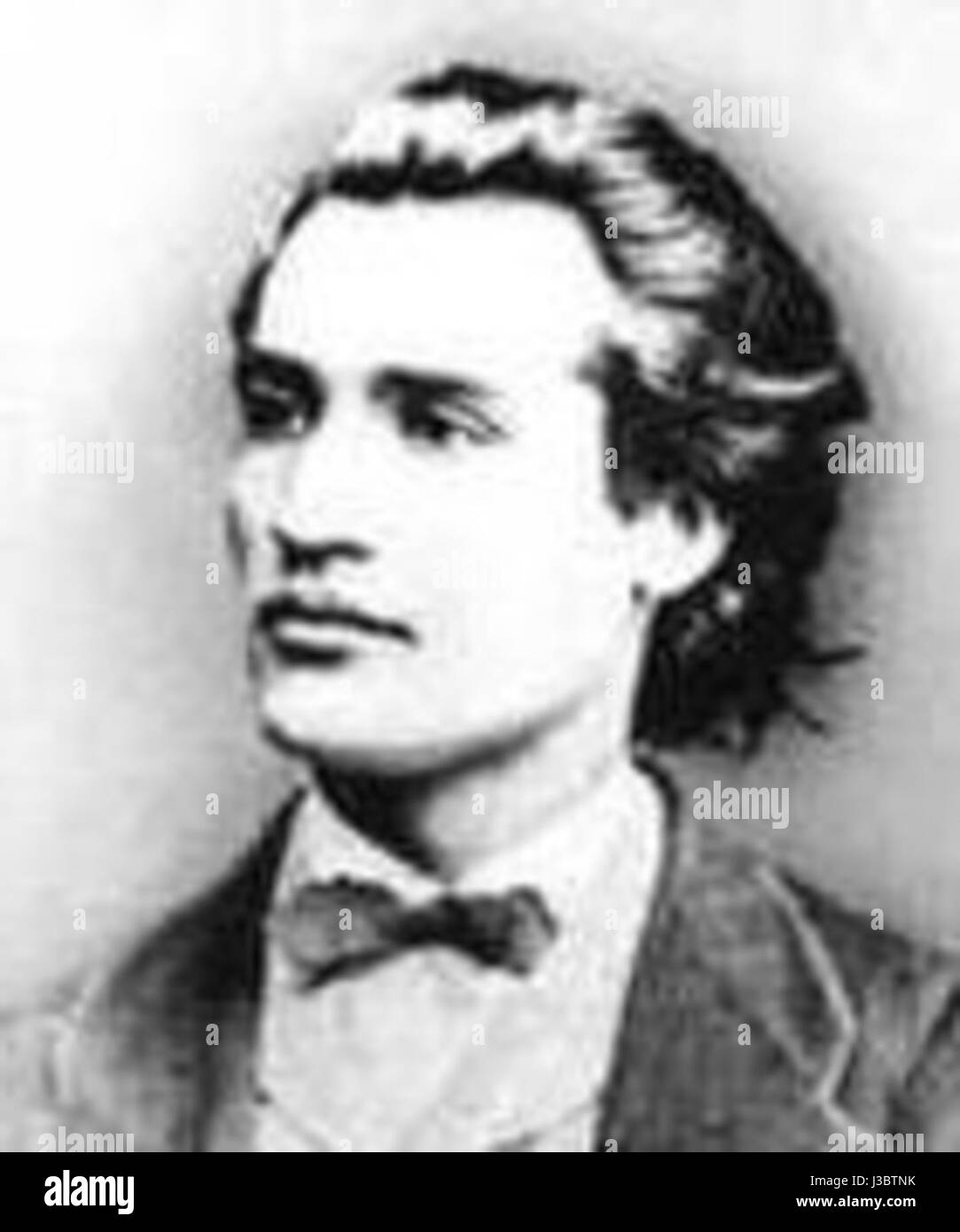 A portrait or image of Mihai Eminescu, Romania's national poet. His ...