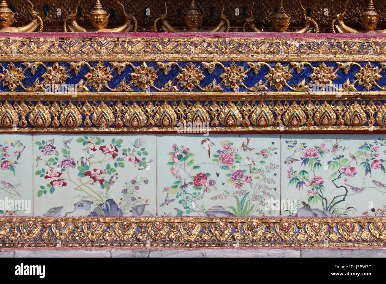 Bot inside the Wat Phra Kaeo in Bangkok (Thailand Stock Photo - Alamy