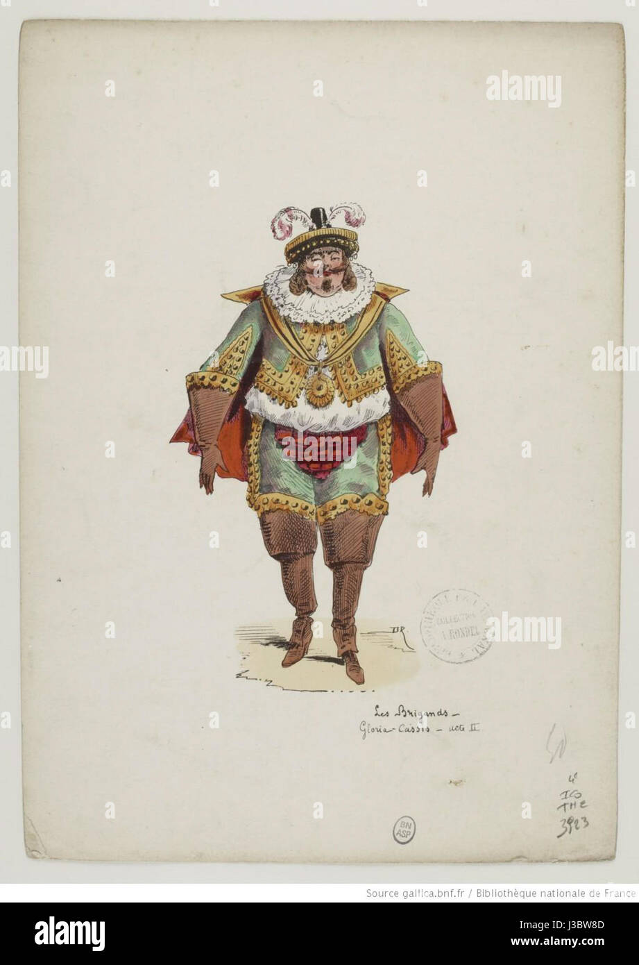 'Draner Les Brigands' is a French comic opera, with 'Gloria Cassis ...
