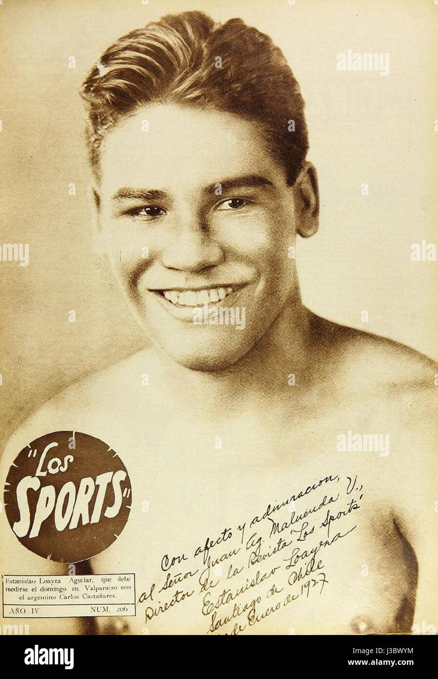 Estanislao Loayza 1927 Stock Photo - Alamy