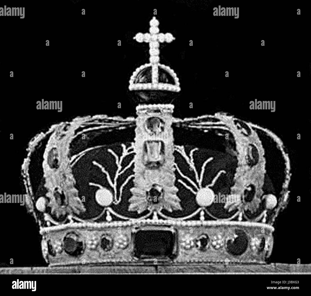 Danish crown jewels Black and White Stock Photos & Images - Alamy
