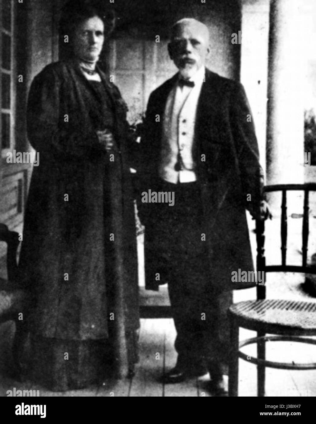 Eloy Alfaro y su esposa Ana Paredes Stock Photo - Alamy