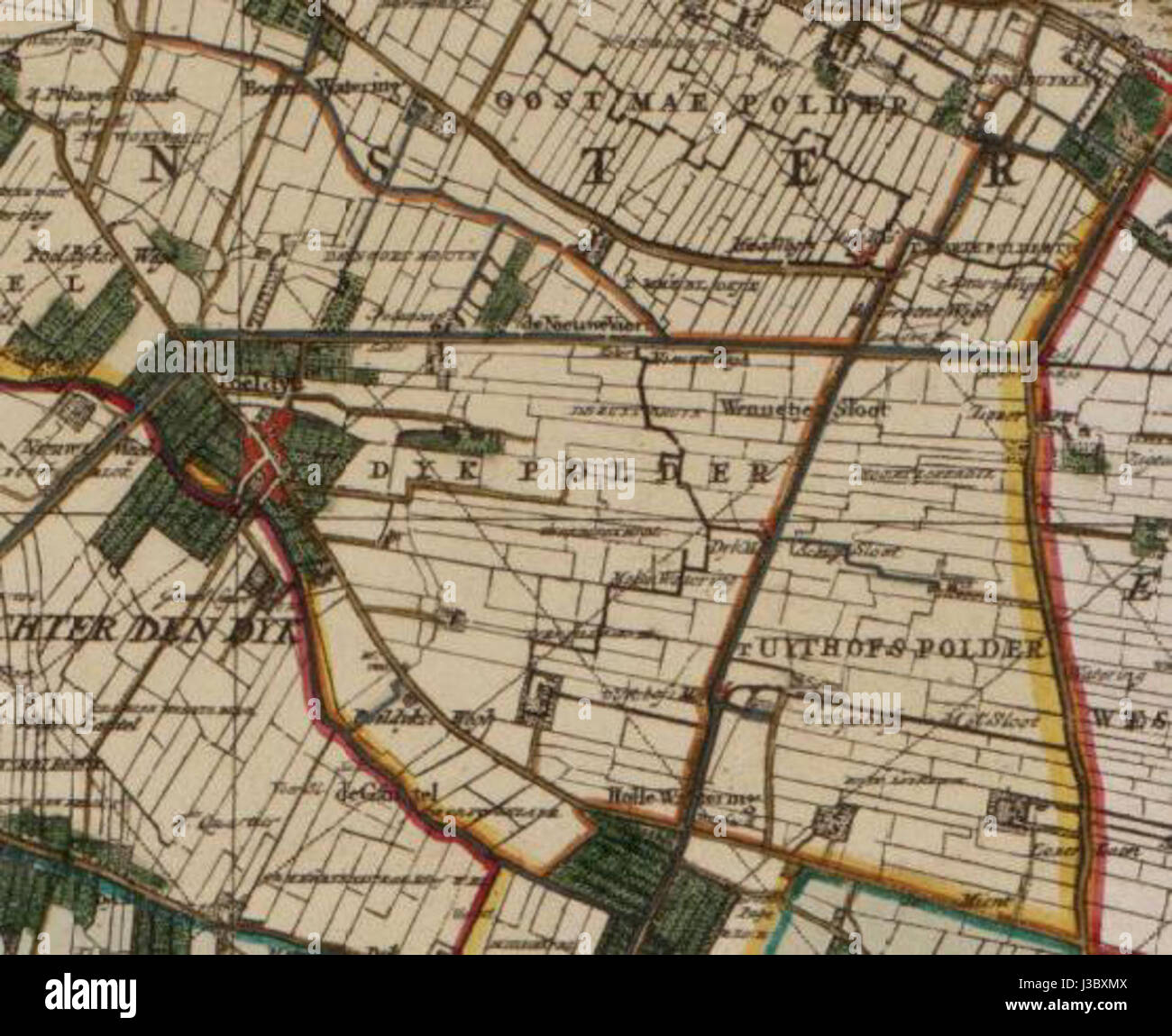 A historical reference to the Dijkpolder in Poeldijk, Netherlands ...