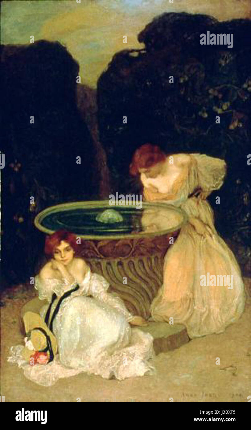 Edmond Aman-Jean was a French painter and a leading figure in the ...