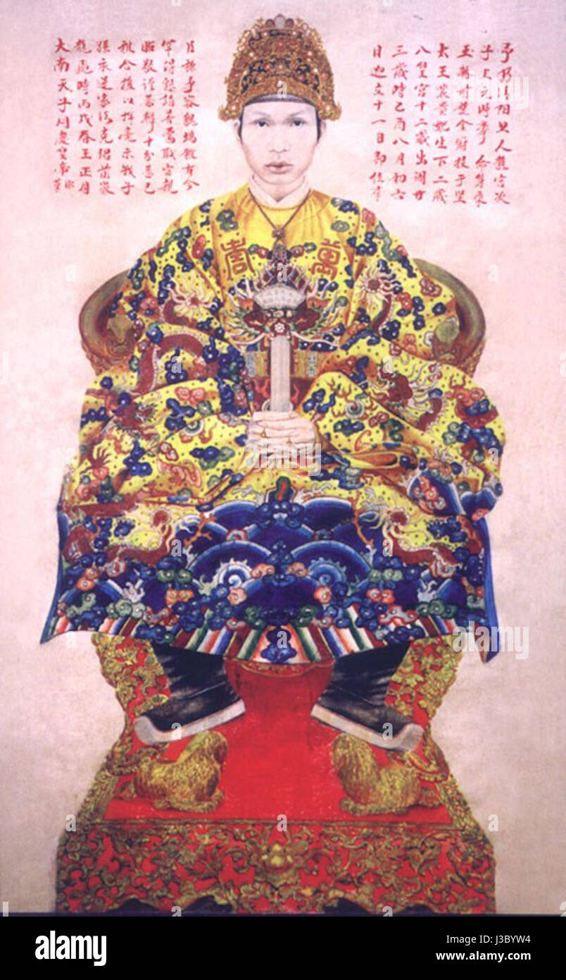 Dong Khanh was the Emperor of Vietnam from 1885 to 1889 during the ...
