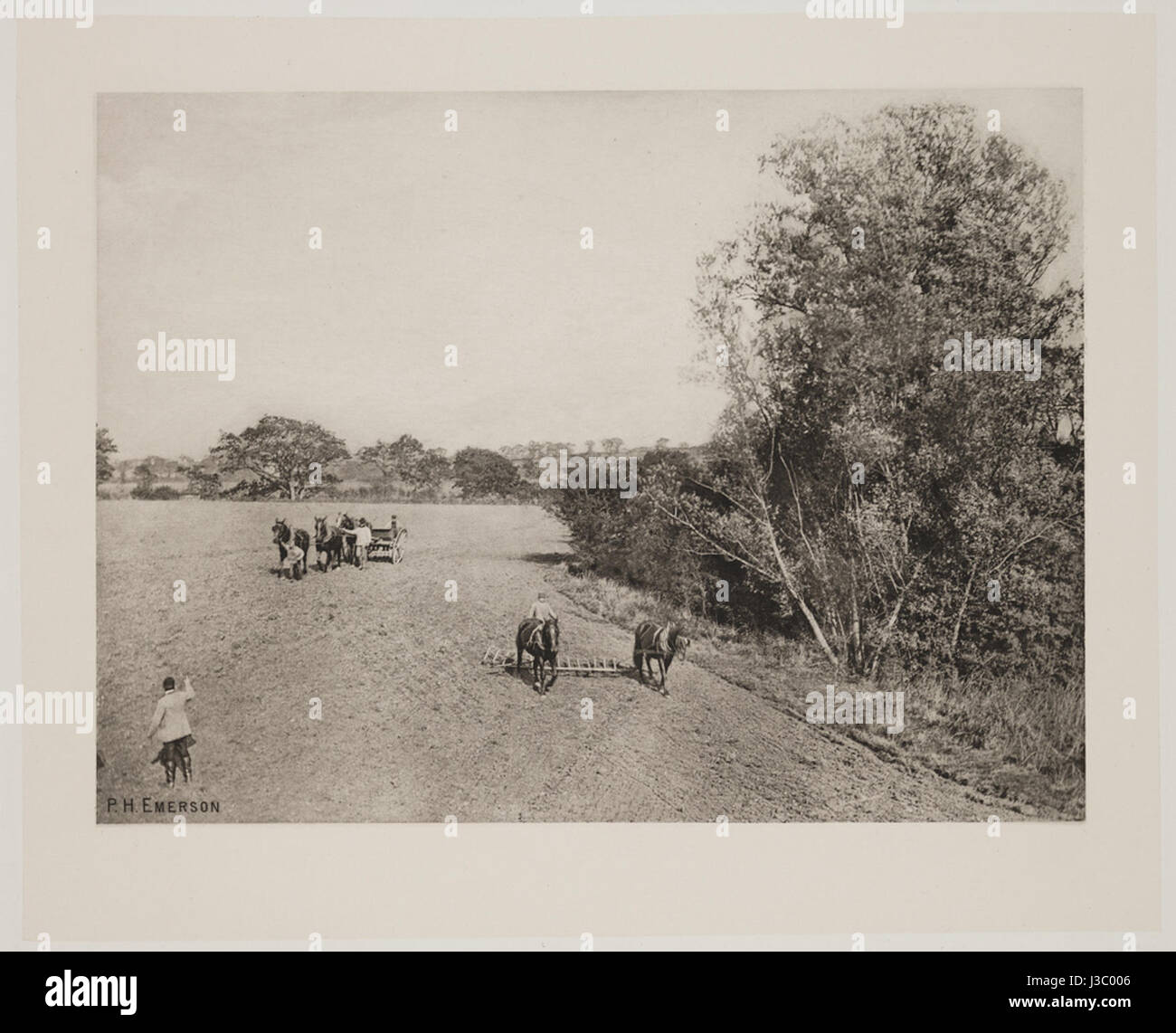 This piece features Ralph Waldo Emerson's writing or poem titled 'In ...