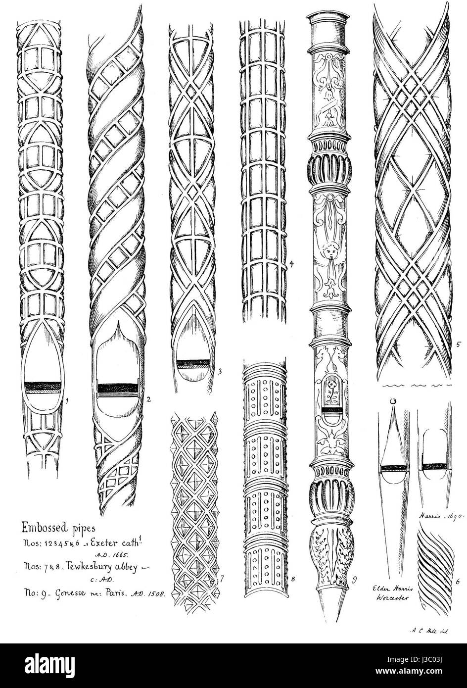 Embossed patterns Cut Out Stock Images & Pictures - Alamy