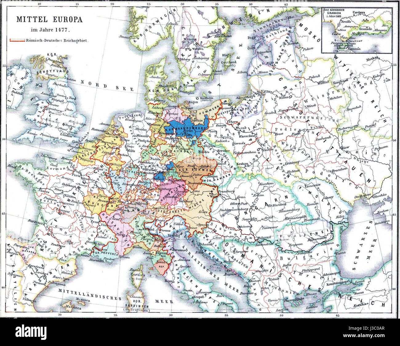 Europa maps hi-res stock photography and images - Alamy