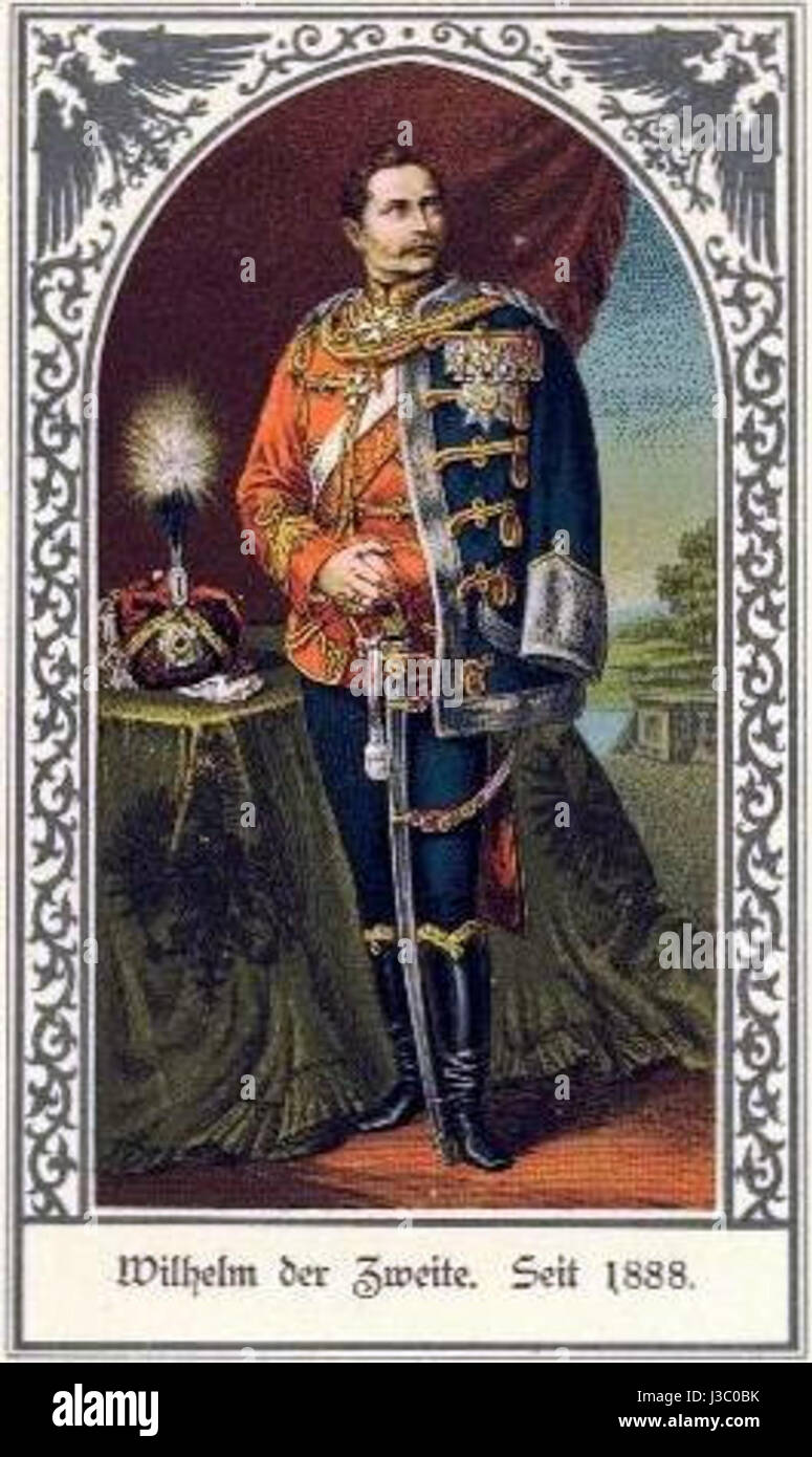 This refers to the German Kaiser Wilhelm II, the last Emperor of ...