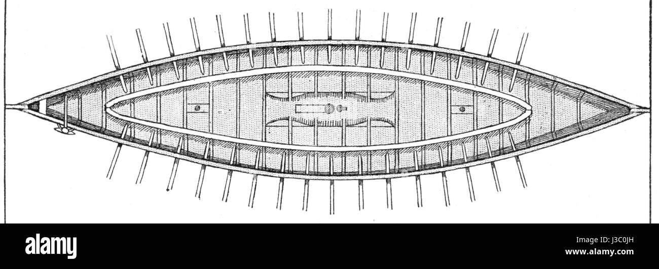 A detailed depiction of a Drakkar, the traditional Viking longship ...