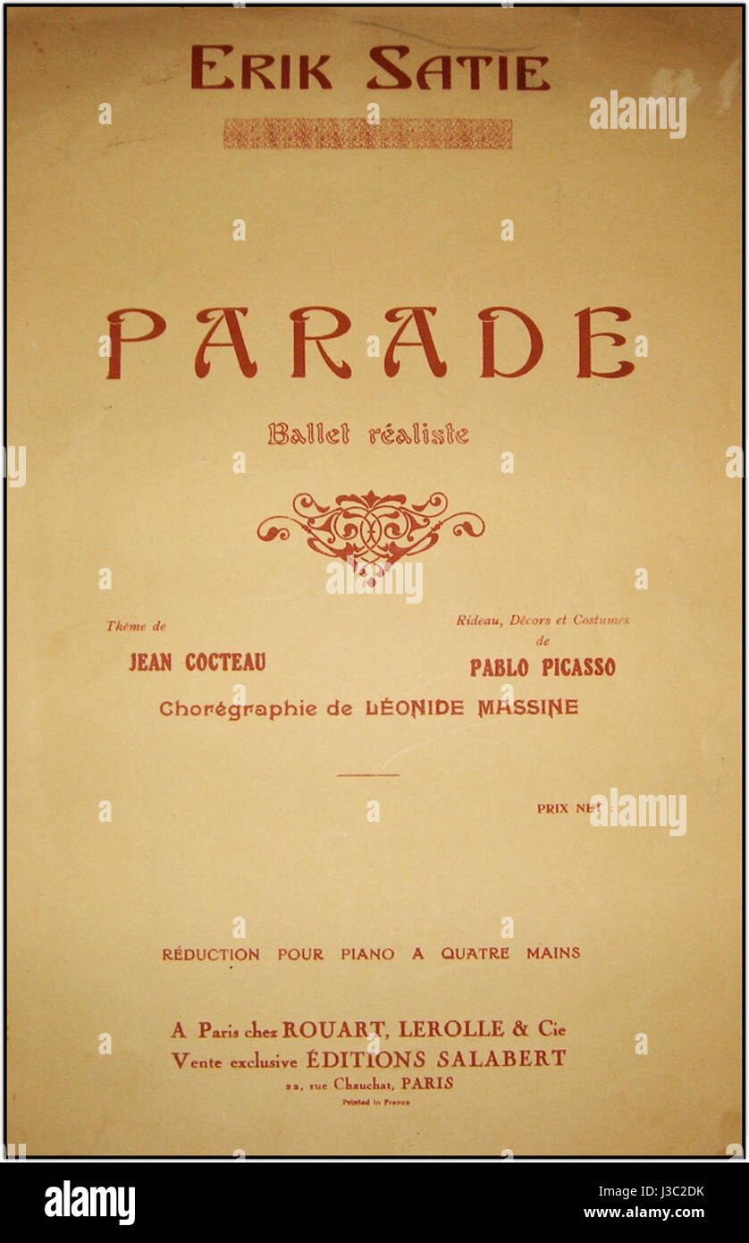 Erik satie parade hi-res stock photography and images - Alamy