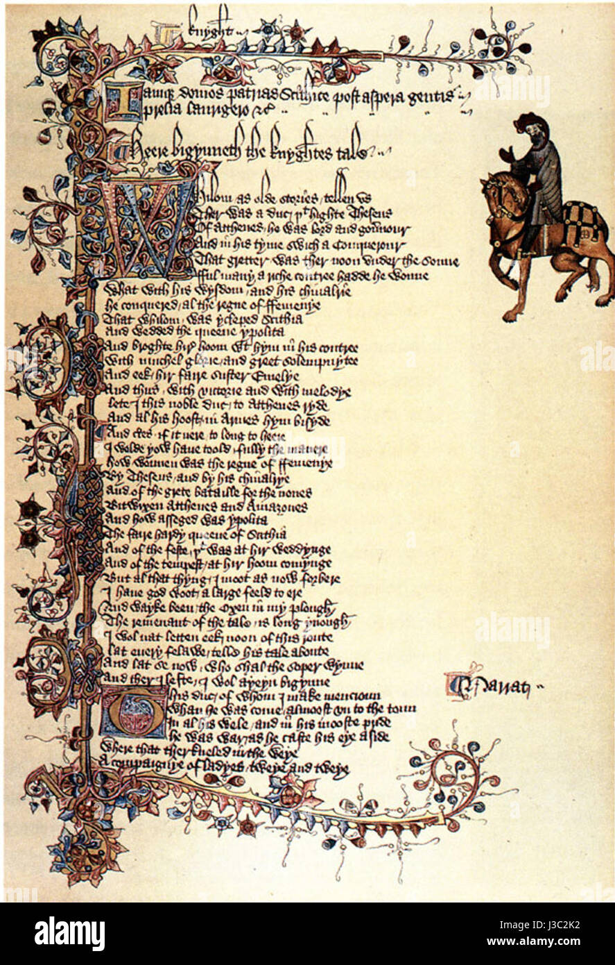 Ellesmere manuscript hi-res stock photography and images - Alamy