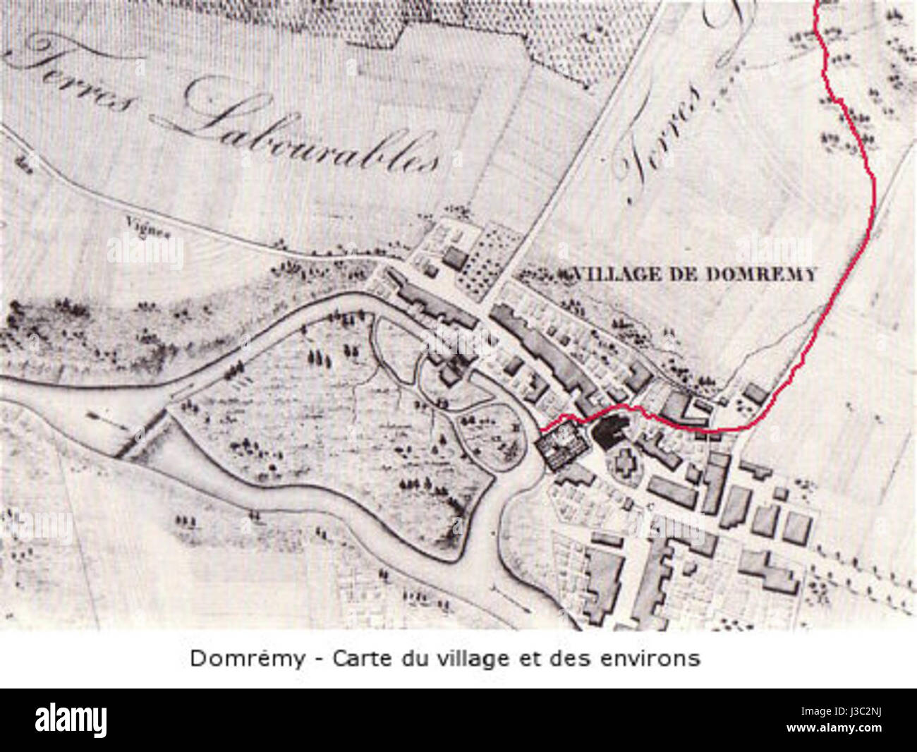 Map Of Domremy