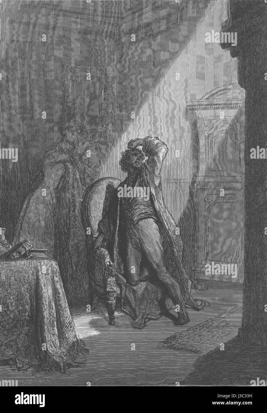 Dore The Raven 1884 23 Stock Photo - Alamy