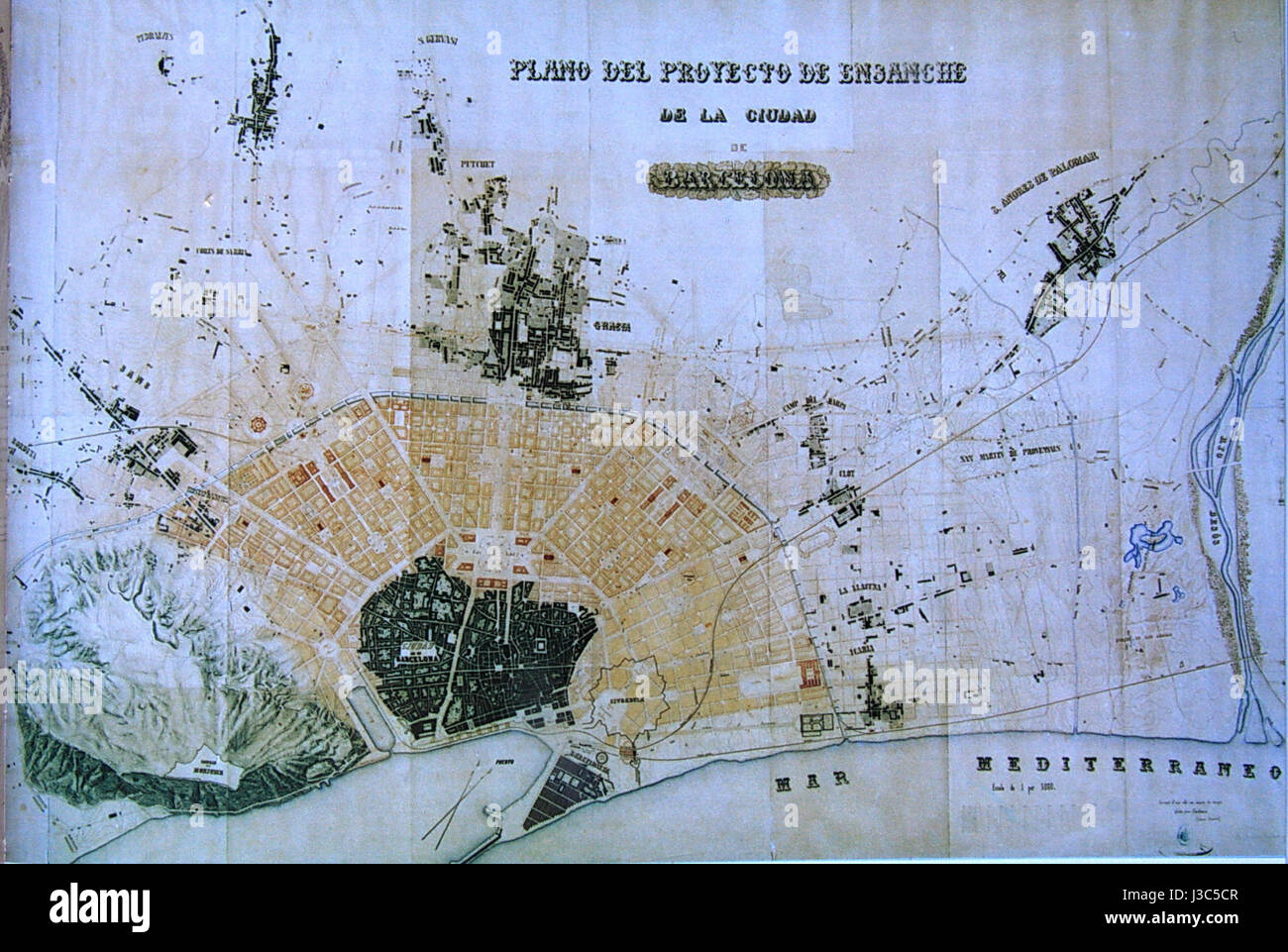 The Eixample district in Barcelona is known for its grid-like urban ...