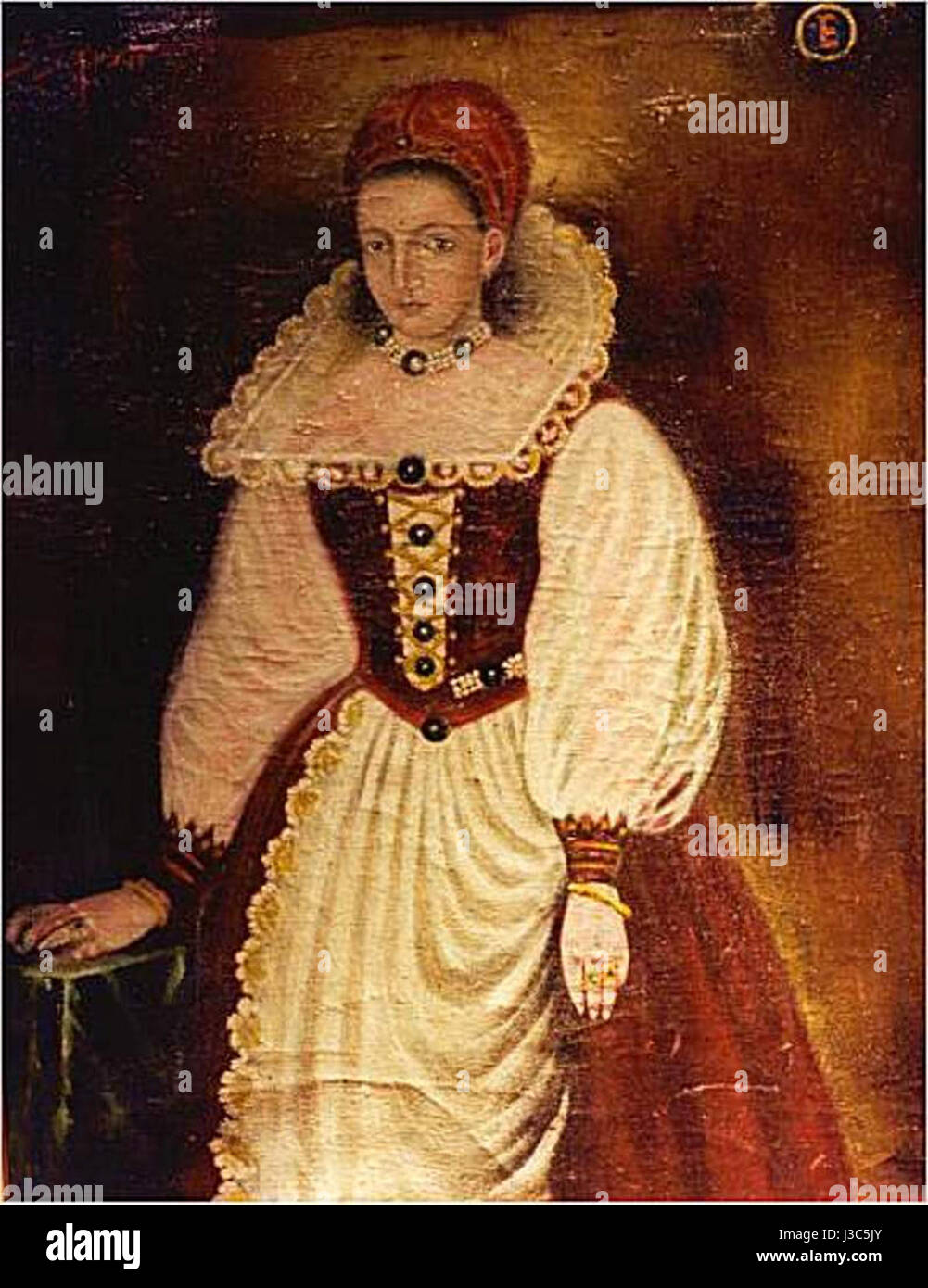 A portrait of Elizabeth Bathory, the Hungarian noblewoman known for her ...