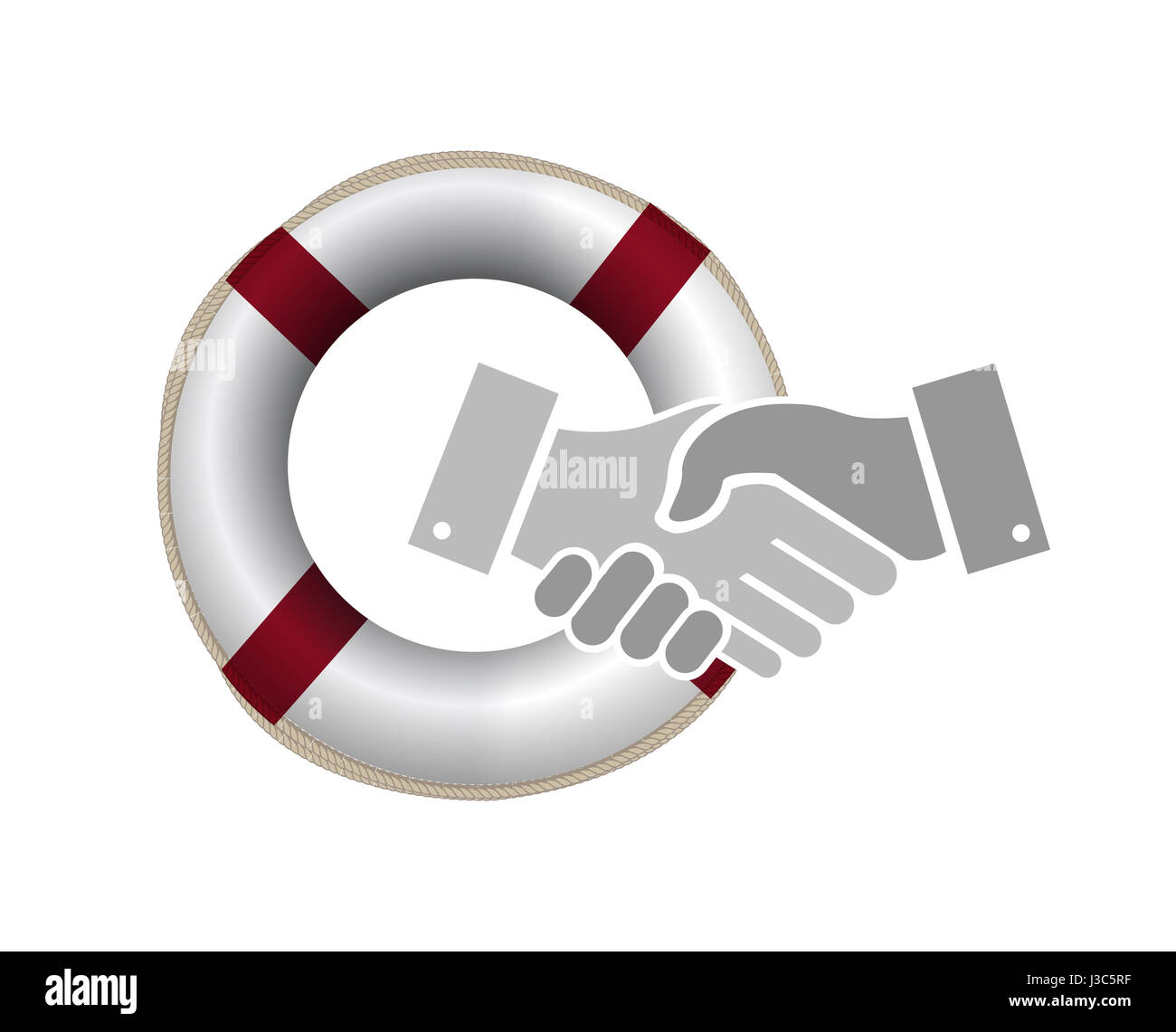 sos security handshake concept illustration design graphic Stock Photo ...