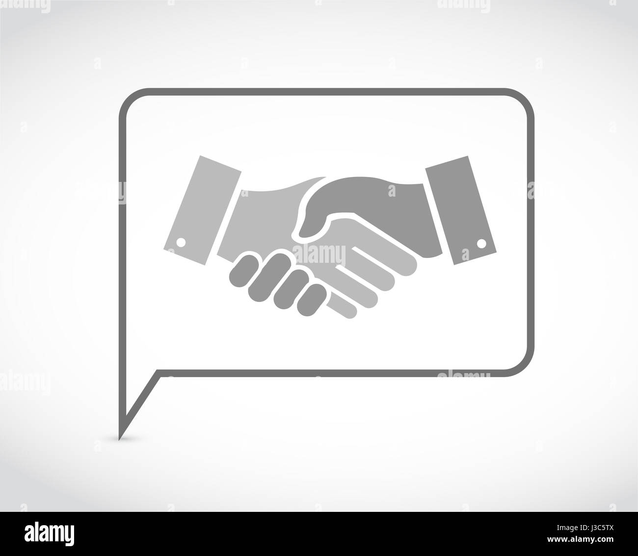 communication handshake concept illustration design graphic isolated ...