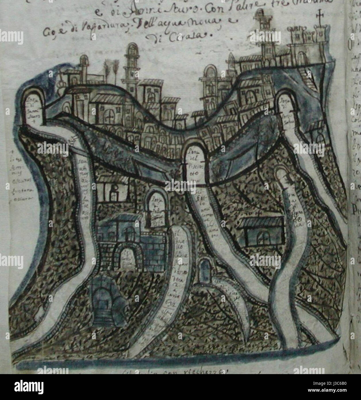 Map of enna hi-res stock photography and images - Alamy