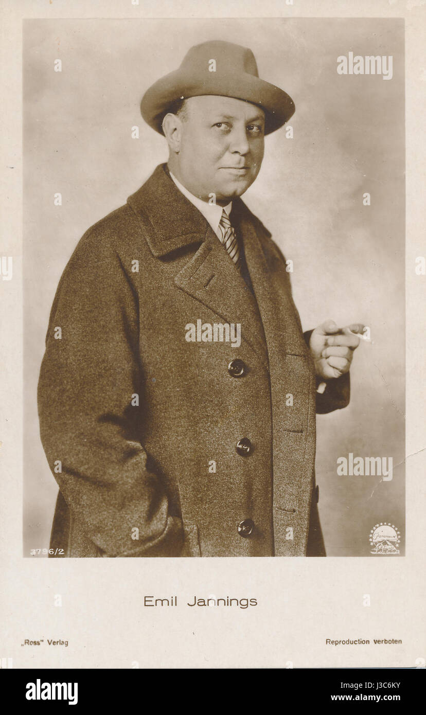 Emil Jannings was a prominent actor in early cinema, known for his ...