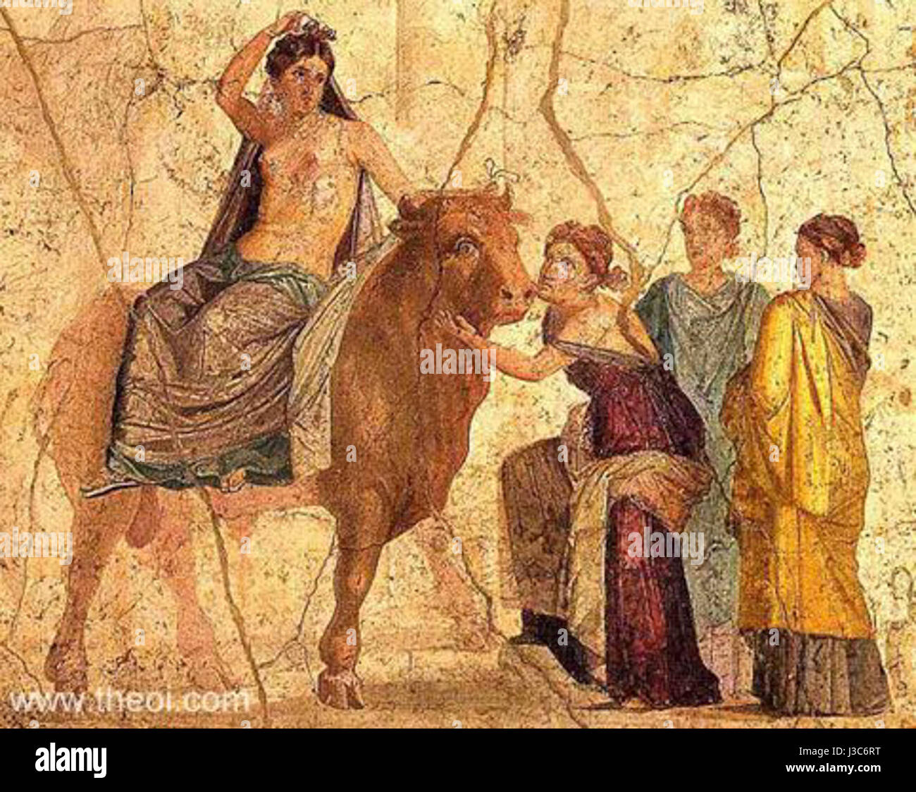 Europa on a Bull Stock Photo - Alamy