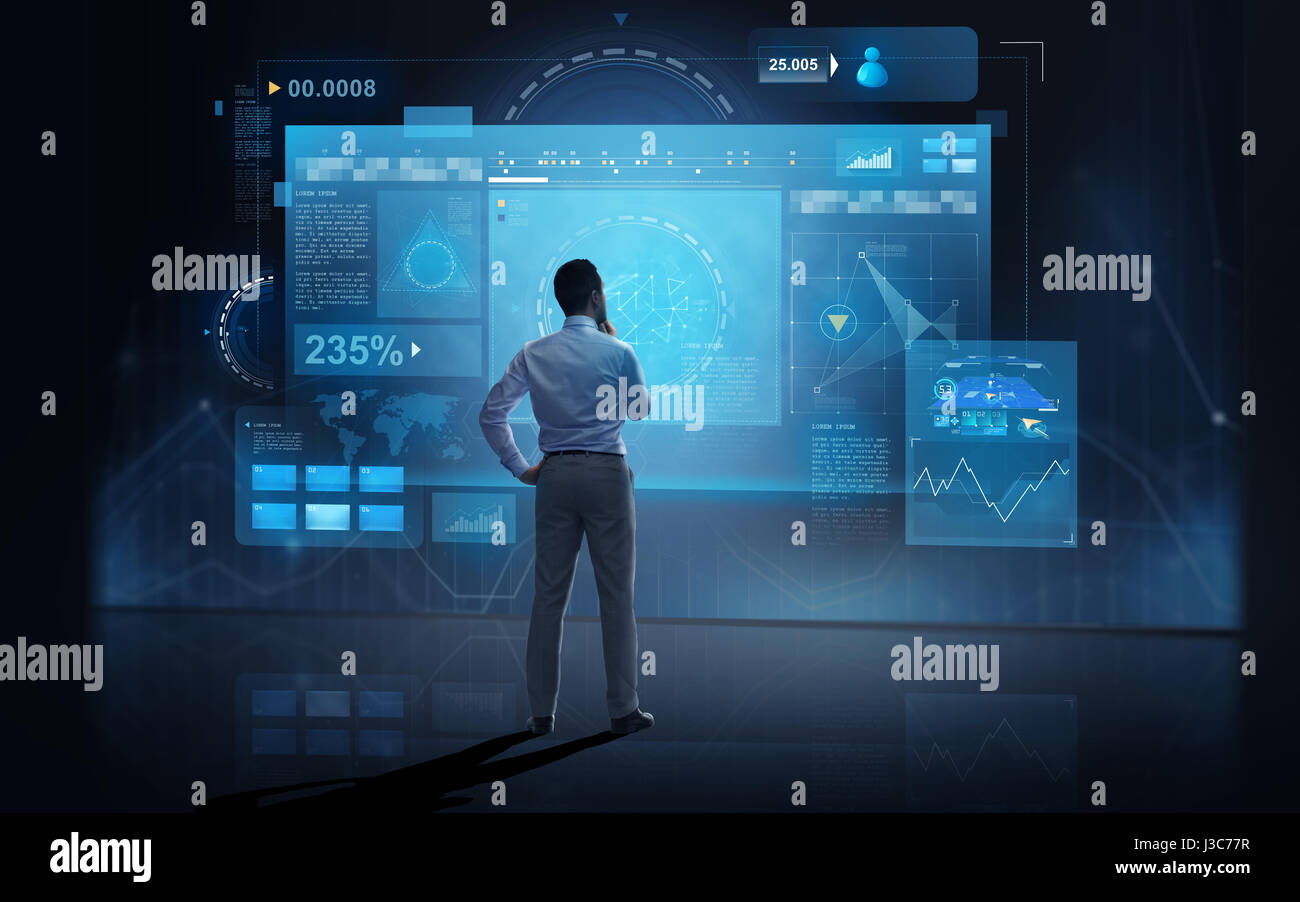 Office screens people hi-res stock photography and images - Alamy