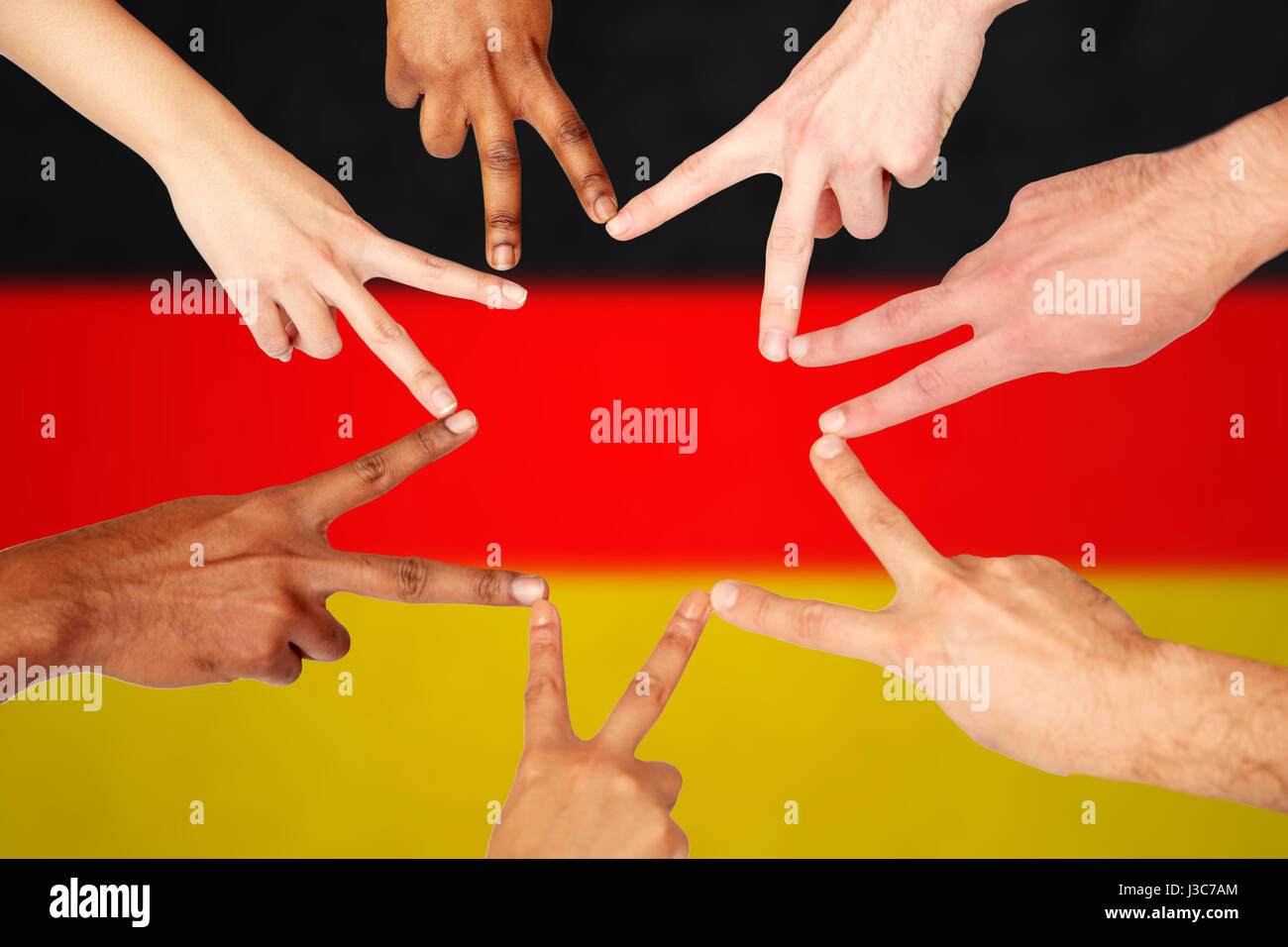 Peace sign american flag hi-res stock photography and images - Alamy