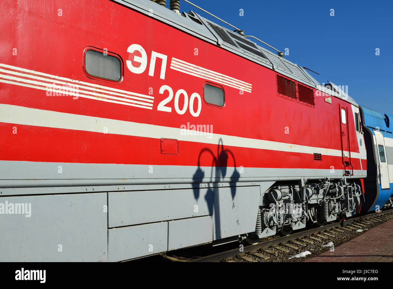 Soviet electric locomotive hi-res stock photography and images - Alamy