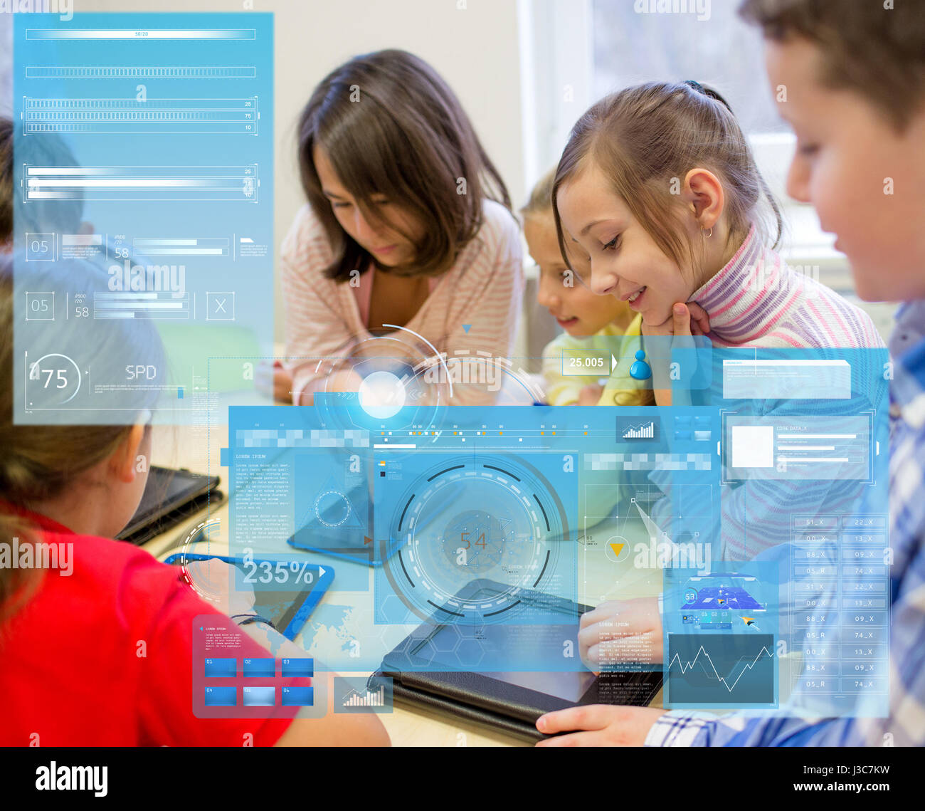 Student chart graph classroom hi-res stock photography and images - Alamy