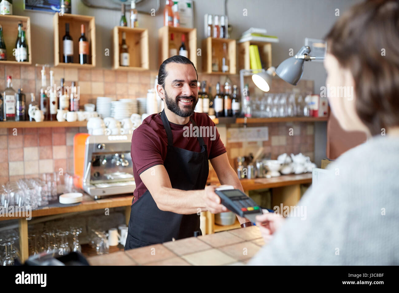 Customer at bar hi-res stock photography and images - Alamy