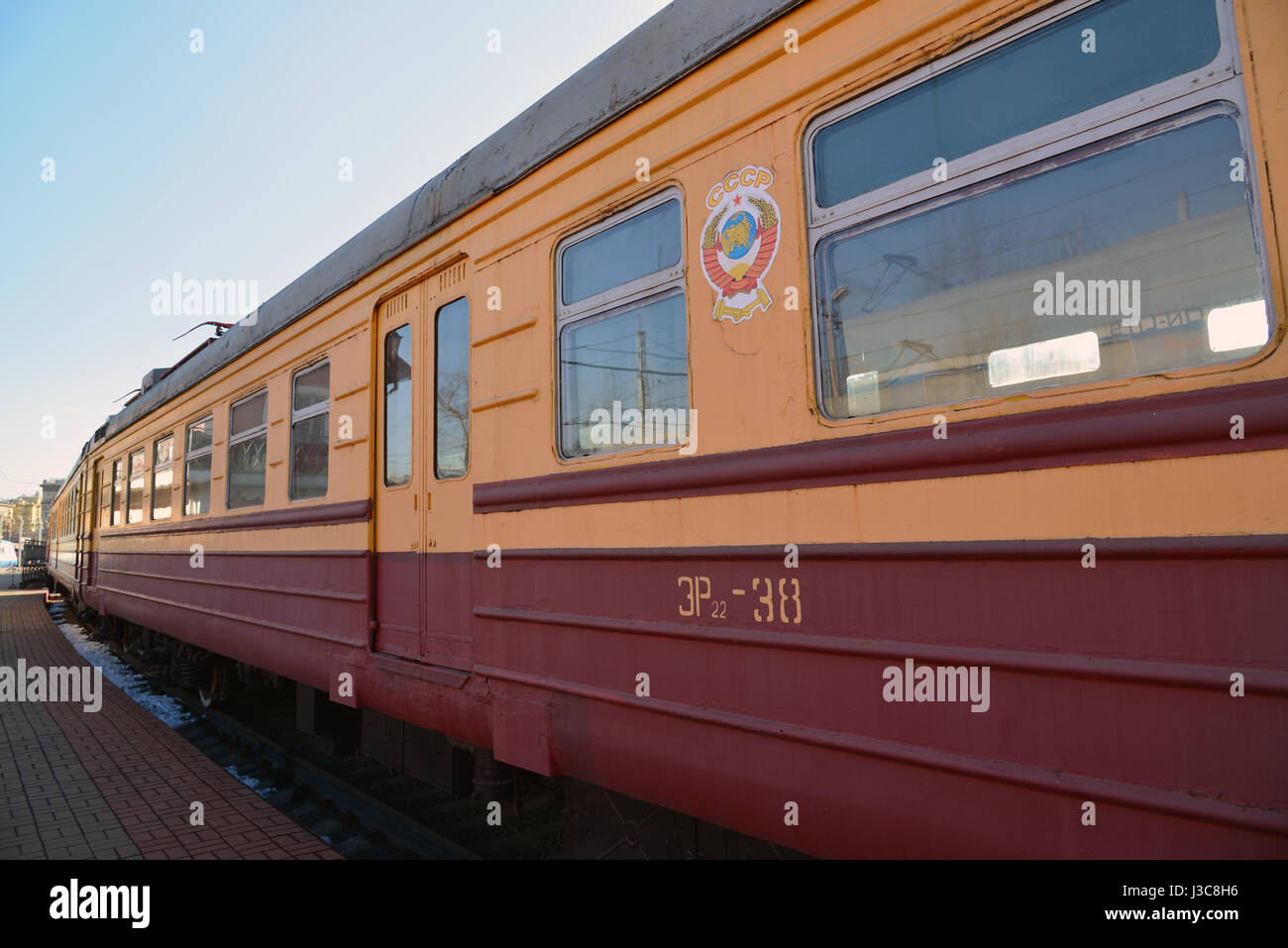 Soviet electric locomotive hi-res stock photography and images - Alamy
