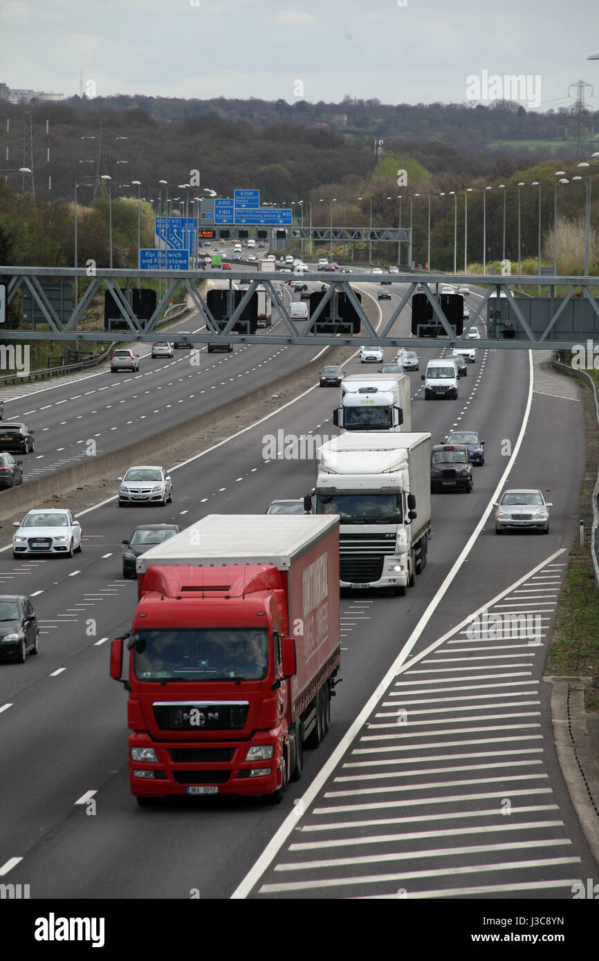 M25 junction 27 hi-res stock photography and images - Alamy