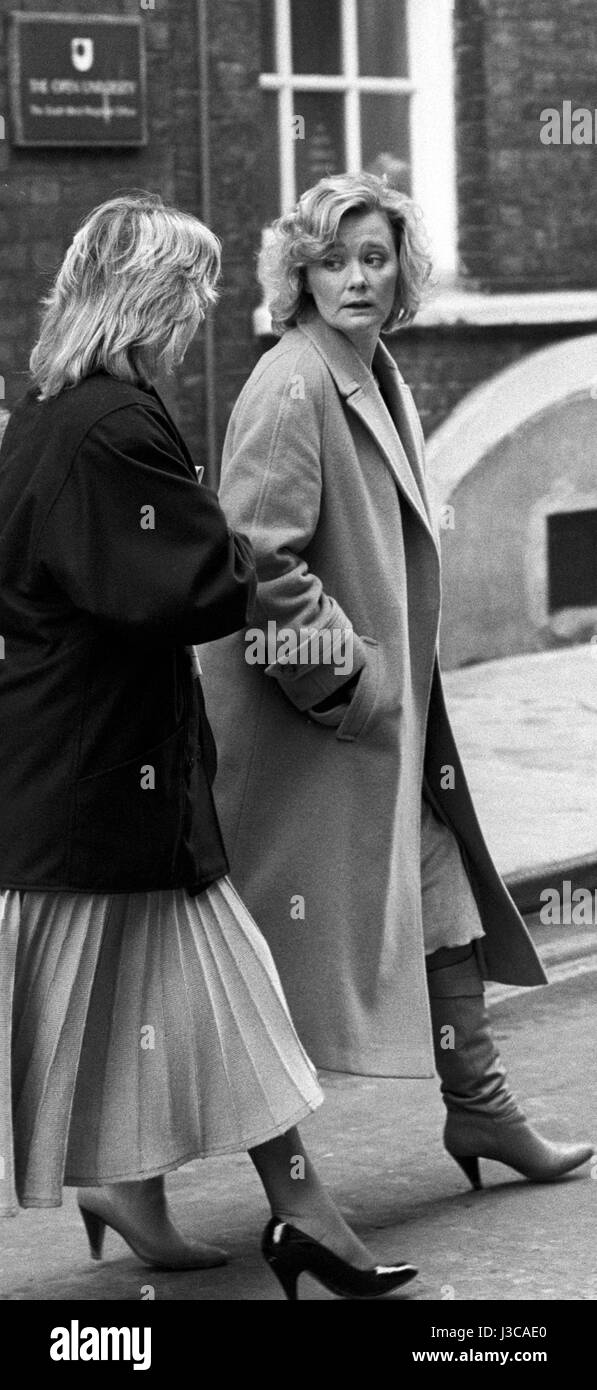 Margaret Backhouse (r) in Bristol for the resumption of her husband ...