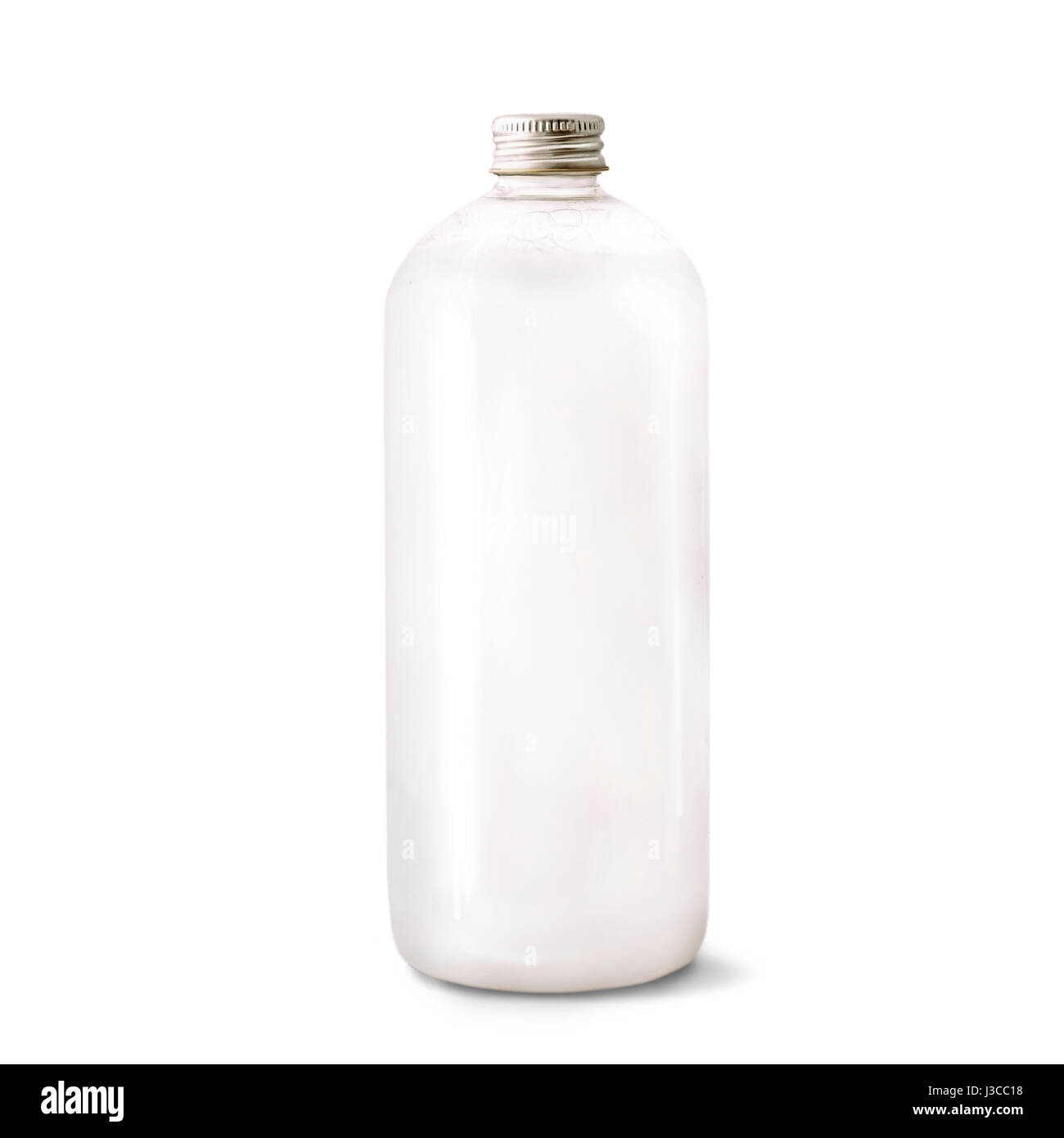 Glass milk bottle mock Cut Out Stock Images & Pictures - Alamy