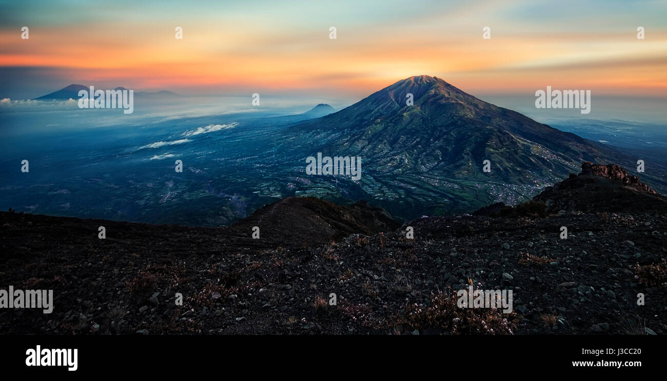 Merbabu landscape hi-res stock photography and images - Alamy