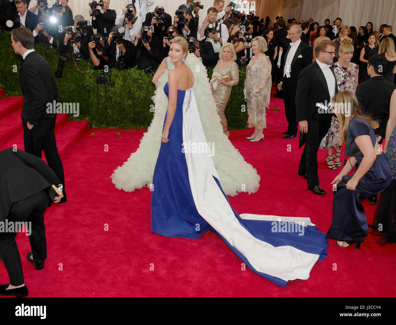 Ivanka Trump arrives at the Costume Institute Benefit Gala in New York ...