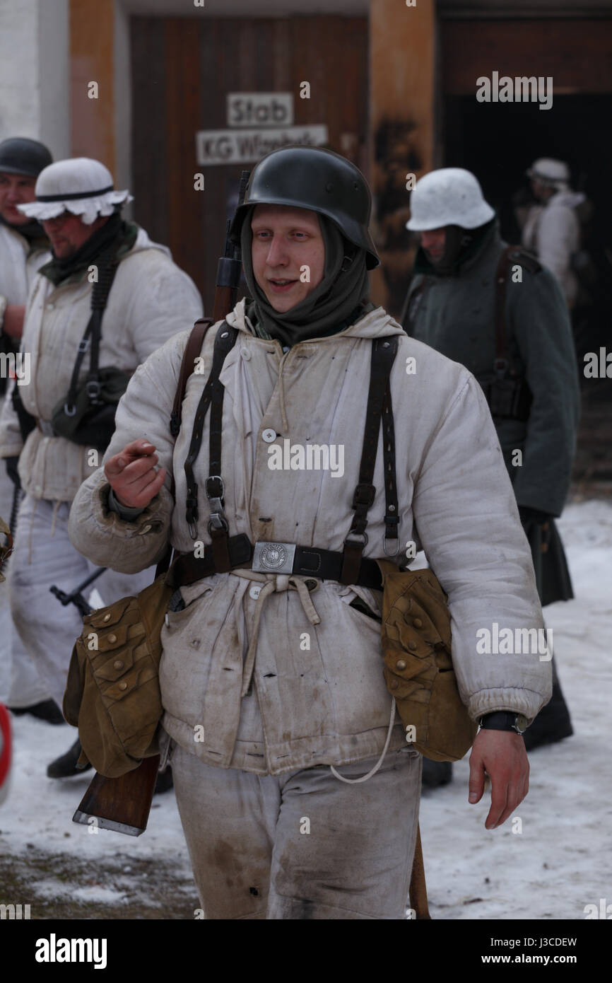 The German soldiers patrol the positions Stock Photo - Alamy