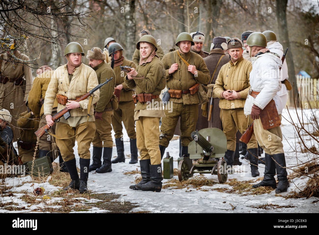 Russian trooper hi-res stock photography and images - Alamy