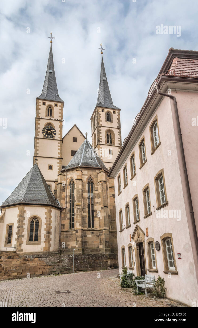 The Protestant Church in the medieval Town of Bad Wimpfen, Germany ...