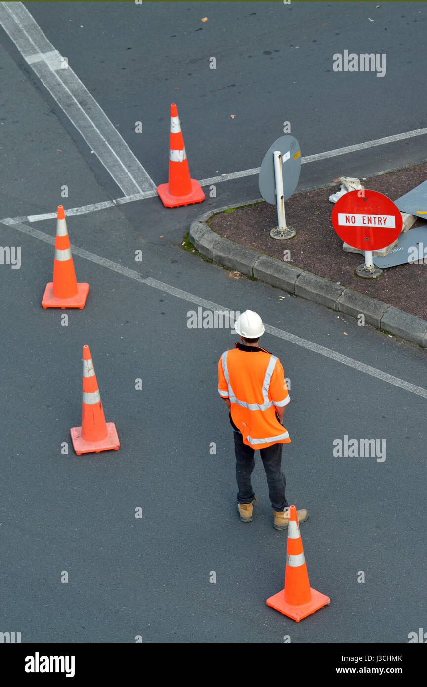 Construction Site Traffic Markings High Resolution Stock Photography ...