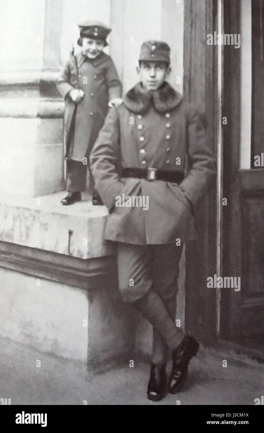 This photograph shows Erzherzog Albrecht II in Vienna around 1917-1918 ...