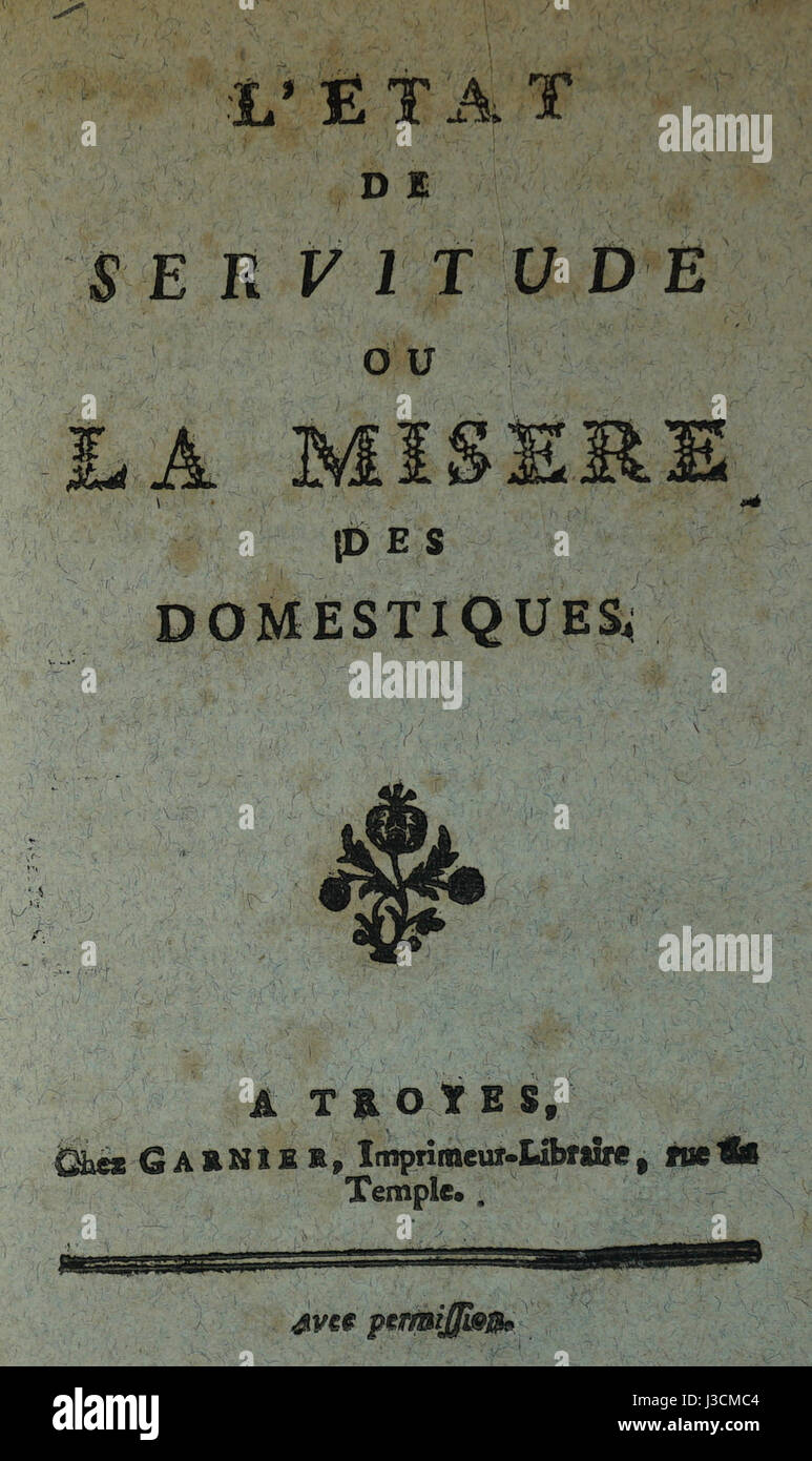 Servitude hi-res stock photography and images - Alamy