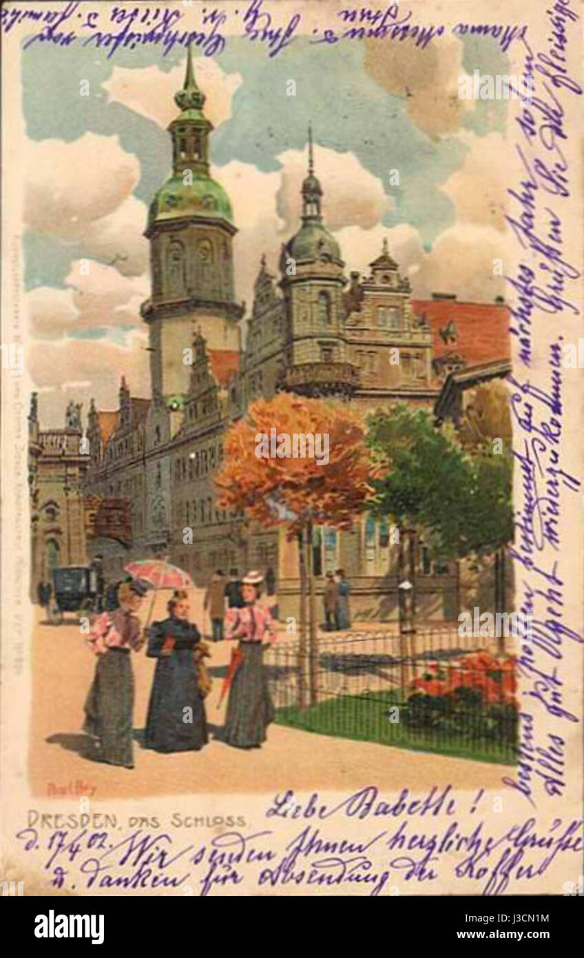 The Dresden Schloss, or Dresden Castle, was an important historical ...