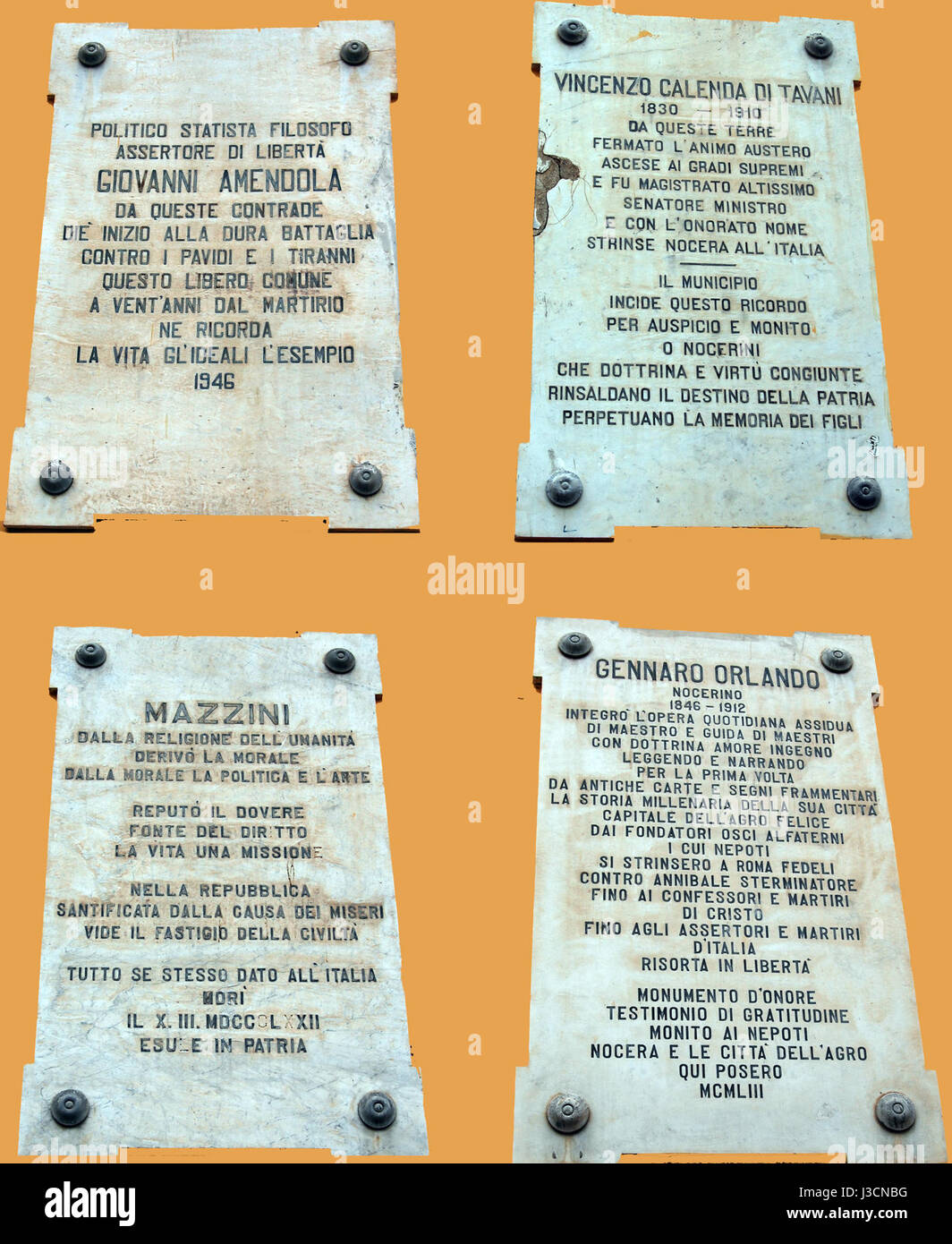 The epigraphy collection of Nocera, Italy, includes various ancient ...