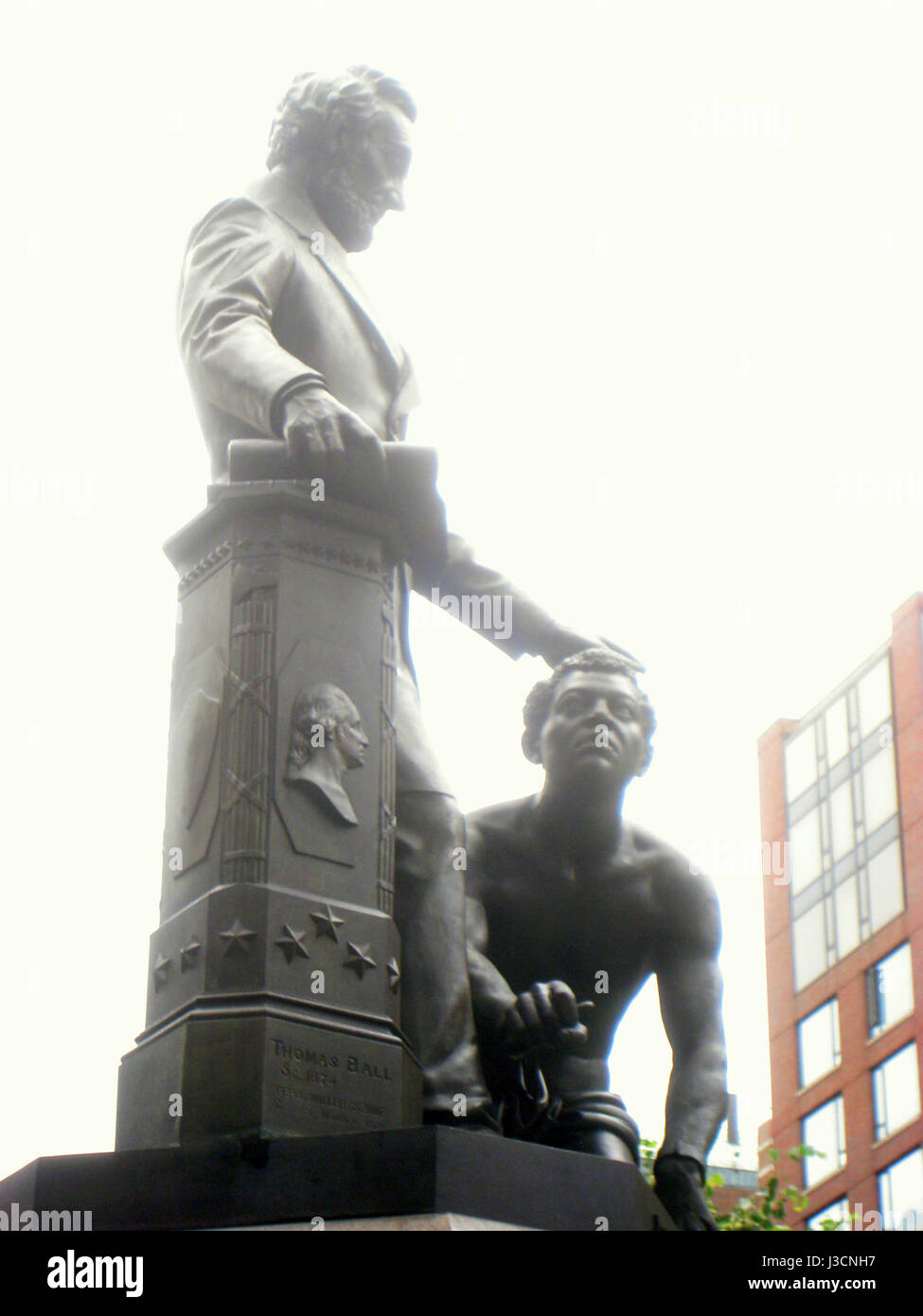 Emancipation Memorial (Boston) by Thomas Ball IMG 8951 1 Stock Photo ...