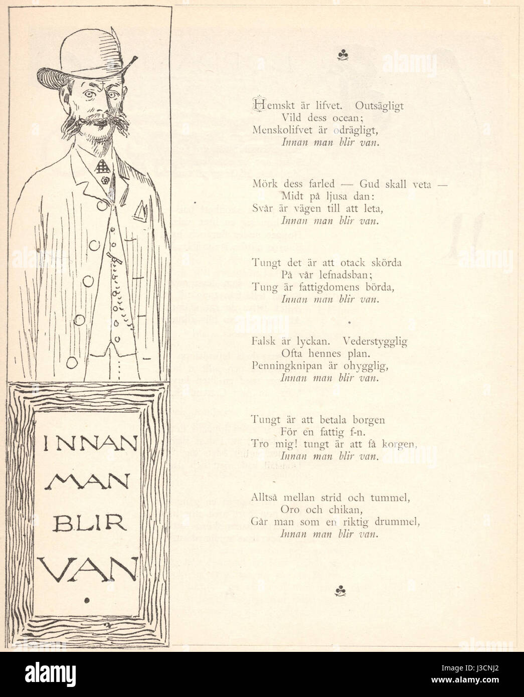 This Swedish artwork by Carl Larsson titled *Innan man blir van Ill ...