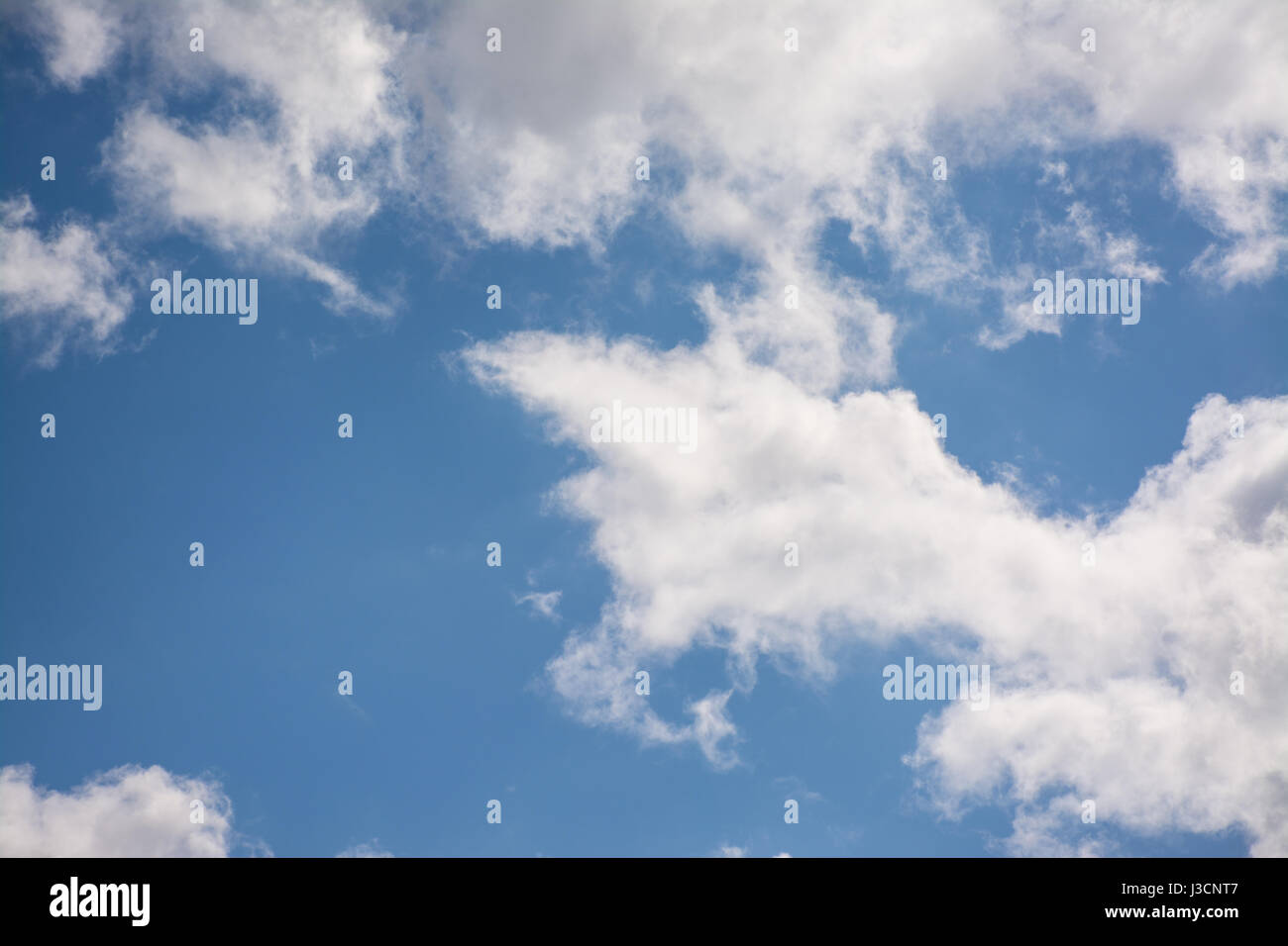 Partly cloudy on a spring day Stock Photo - Alamy